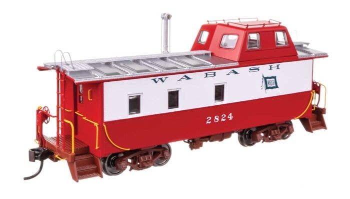 Walthers - Wabash Streamlined Caboose - Ready to Run - Wabash #2824 ...