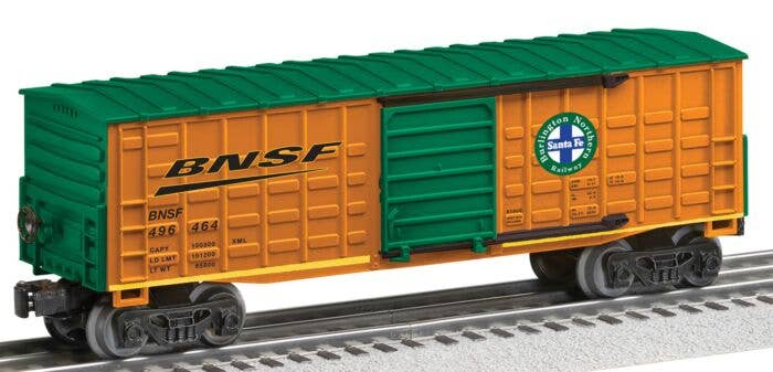 Lionel - Waffle-Side Boxcar - 3-Rail - Ready to Run - BNSF Railway ...