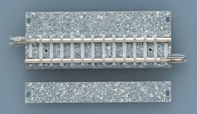 TomyTec - Wide-Roadbed PC Straight S70-WP - Fine Track - 2-3/4" 70mm ...