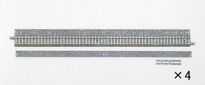TomyTec - Wide-Roadbed PC Straight Track S280 - WP - Fine Track - With ...