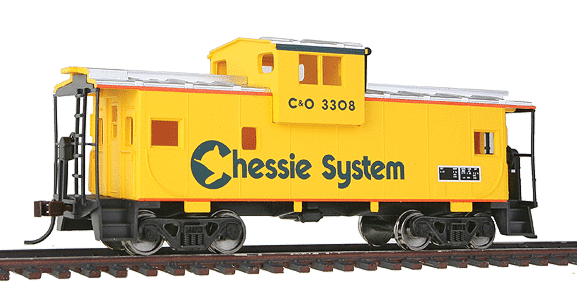 Walthers - Wide-Vision Caboose - Ready to Run - Chessie System - 931-1524