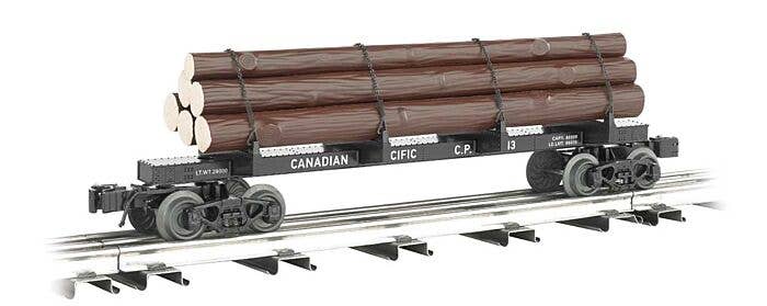 Bachmann - Williams(TM) Skeleton Log Car - 3-Rail - Ready to Run ...