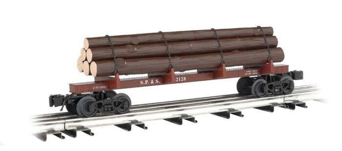 Bachmann - Williams(TM) Skeleton Log Car - 3-Rail - Ready to Run ...
