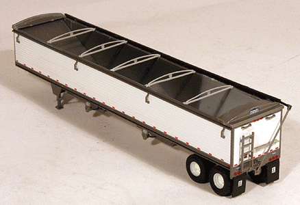 Lonestar - Wilson Grain Trailer; Assembled - White Panels, Open Black ...