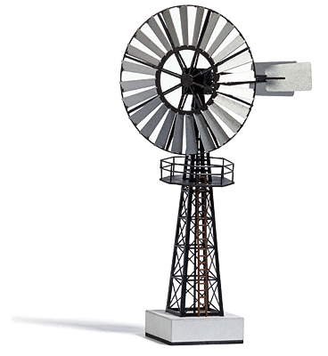 Busch - Wind Pump (Windmill) - Kit - 6-5/16" 16cm Tall - 189-1574