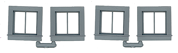Grandt - Windows - 2-Pane, Scale 26 x 26" 66 x 66cm pkg(4) - 300-3764