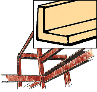 Northeastn - Wood Angles - 24" Long Strips - 1/32 x 1/32" pkg(5) - 521 ...