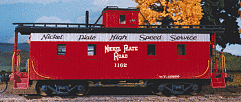 AMD - Wood Caboose - Kit (Laser-cut Wood) - Nickel Plate Road - 152-851