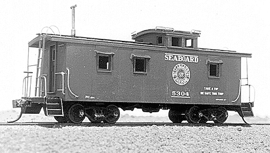 AMD - Wood Caboose - Kit (Laser-Cut Wood) - Seaboard Air Line (Class ...