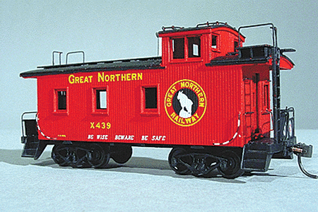 AMD - Wood Caboose - Kit (Laser-Cut Wood) - Great Northern (25' Car ...