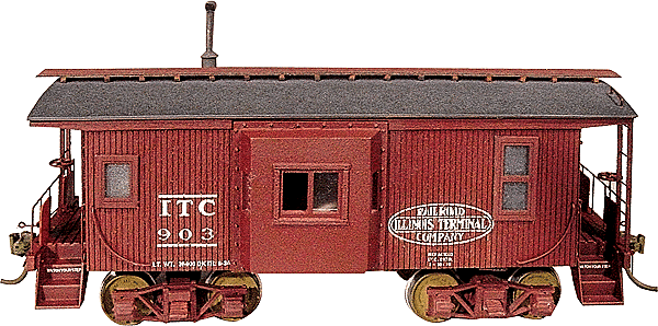 AMD - Wood Caboose - Kit (Laser-Cut Wood) - Illinois Terminal Bay ...