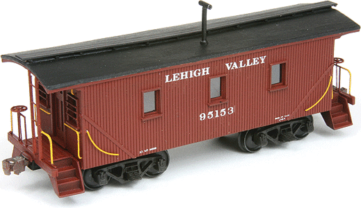 AMD - Wood Caboose - Kit (Laser-Cut Wood) - Lehigh Valley 25' Transfer ...