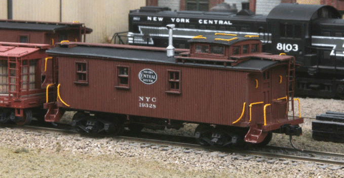 AMD - Wood Caboose - Kit (Laser-Cut Wood) - New York Central (19000 ...