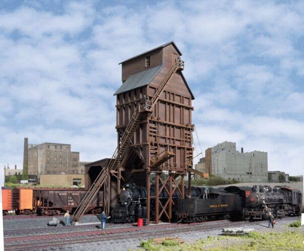 Walthers - Wood Coaling Tower - Kit - 7-1/2 x 6-1/2 x 10-5/8" 19.1 x 16.5 x 27cm - 933-2922