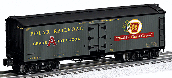 Lionel - Wood Ice Reefer- 3-Rail - Ready to Run - Polar Railroad #120 ...