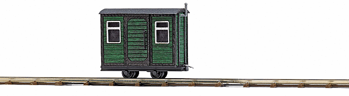 Busch - Wood Maintenance-of-Way Crew Car - Ready to Run - Feldbahn ...