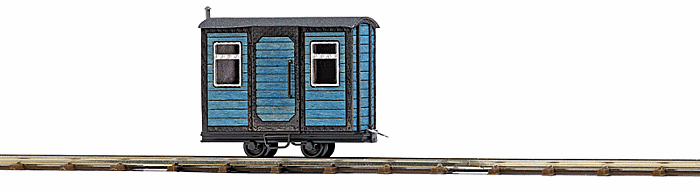 Busch - Wood Maintenance-of-Way Crew Car - Ready to Run - Feldbahn ...