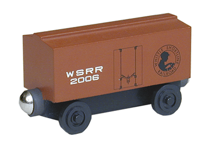 Whittle - Wooden Toy Train, Boxcar - WSRR #2006 (Brown) - 802-100253