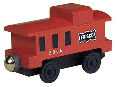 Whittle - Wooden Toy Train: Caboose - St. Louis-San Francisco "Frisco ...