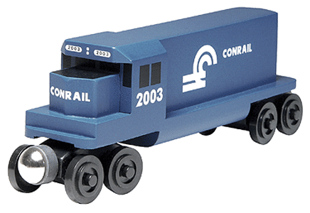 Whittle - Wooden Toy Train: Diesel Engine - Conrail #2003 - 802-100056