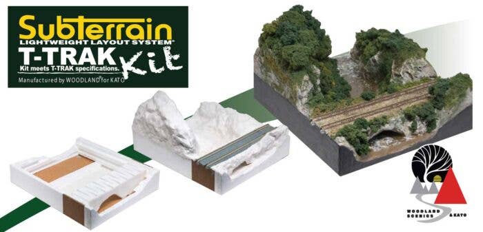 Kato - Woodland Scenics(R) Subterrain(R) T-Trak Module Kit with ...