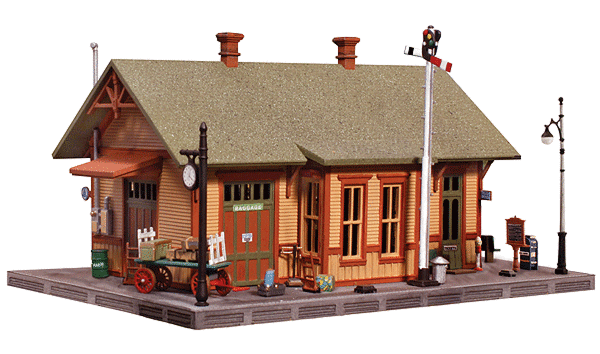Woodland - Woodland Station - Landmark Structures(R) - Kit - 7-1/2 x 5 ...