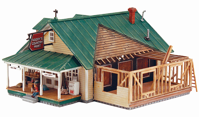 DPM - Woody's Country Mart - DPM(R) Landmark Structures(TM) - Kit - 243 ...