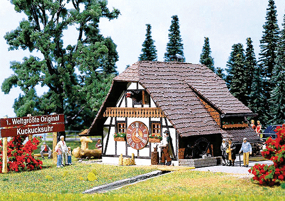 Faller - World's Largest Cuckoo Clock - 4-5/16 x 3-3/4" 11 x 9.5cm ...