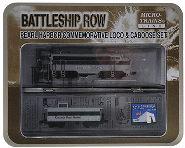 MicroTrain - WWII US Navy Pearl Harbor Battleship Row Commemorative Set ...
