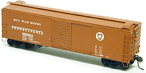 Red Caboos - X-29 Boxcar 1928 w/Dreadnaught Ends - Pennsylvania ...