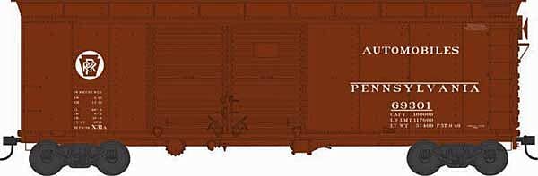 Bowser - X31A Double-Door Round Flush Roof Boxcar - Ready to Run ...
