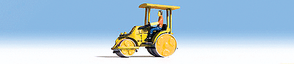 Noch - Zettelmeyer Road Roller - Assembled - Yellow - 528-16767